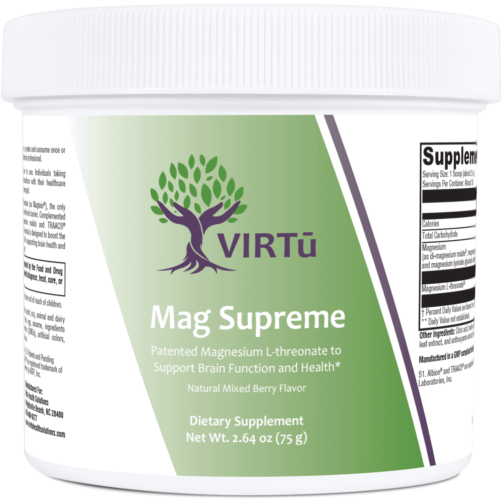 Mag Supreme (Magnesium Powder) – Virtu Health Solutions